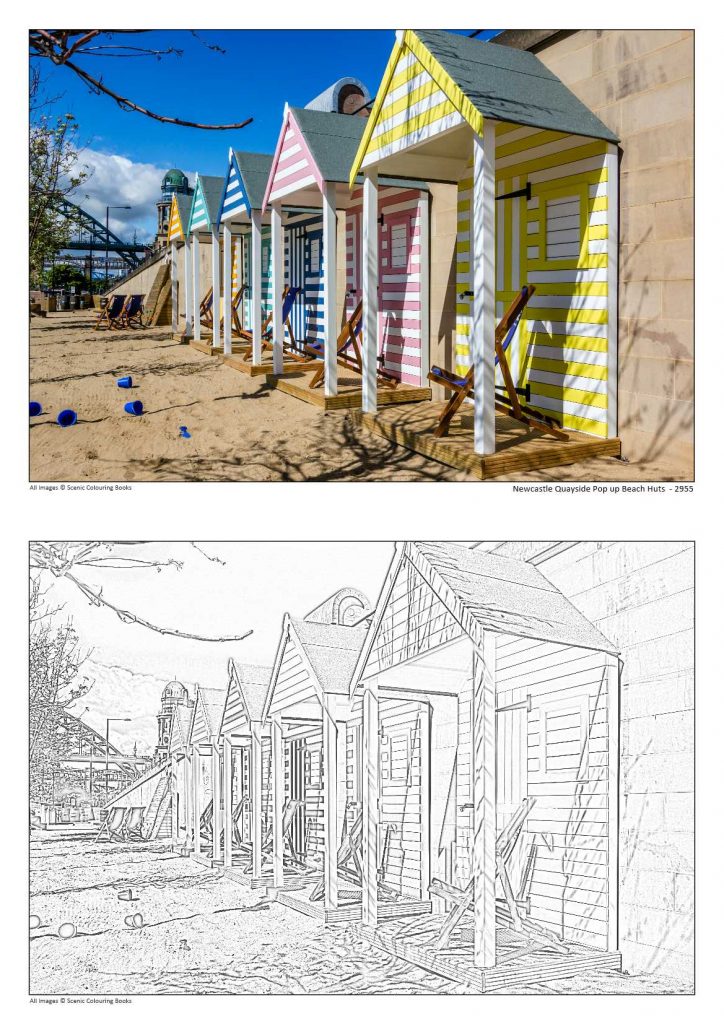 Newcastle upon Tyne Colouring Book – Ponteland Print